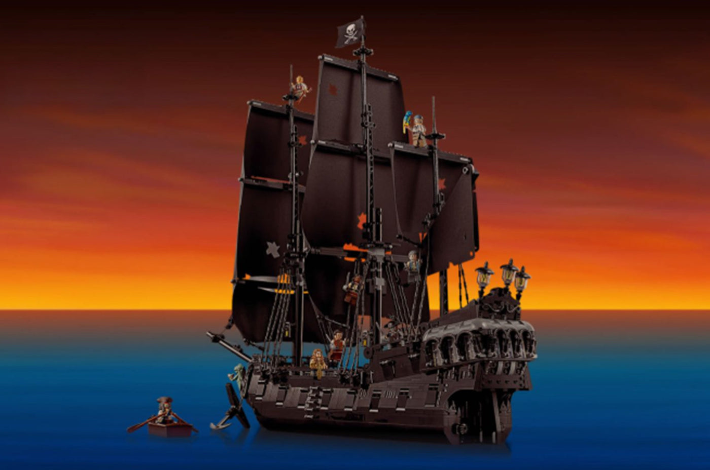 Test du LEGO Icons Le bateau pirate du capitaine Jack Sparrow 10365