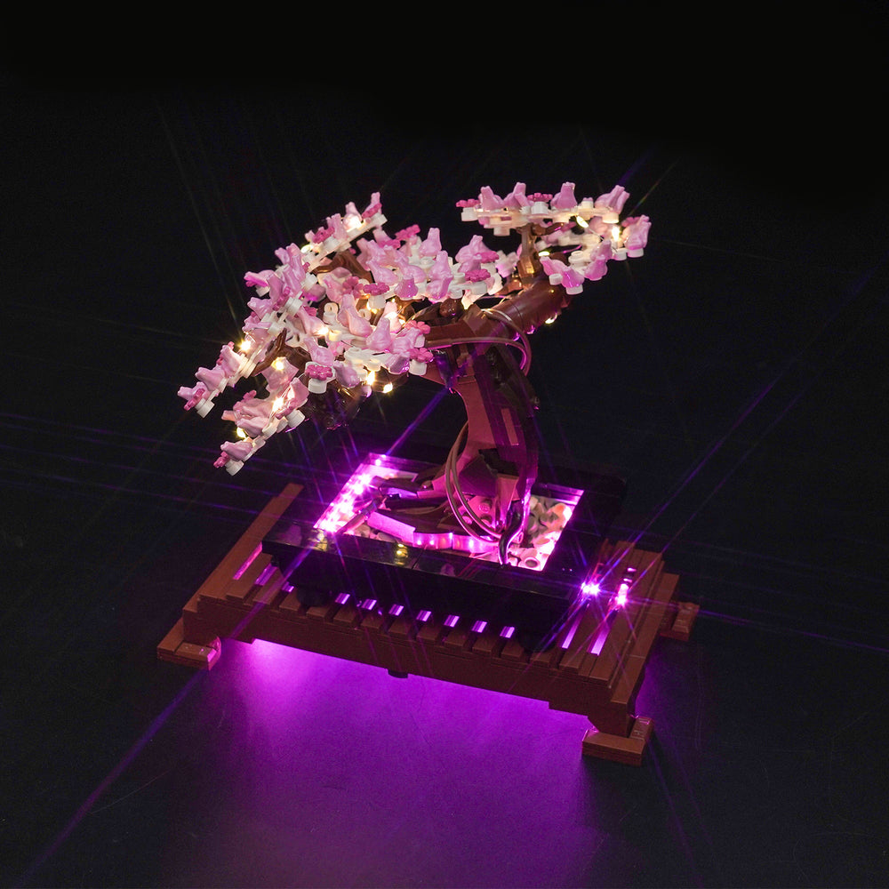 BrickBling Light Kit for LEGO Bonsai Tree 10281 Pink Version