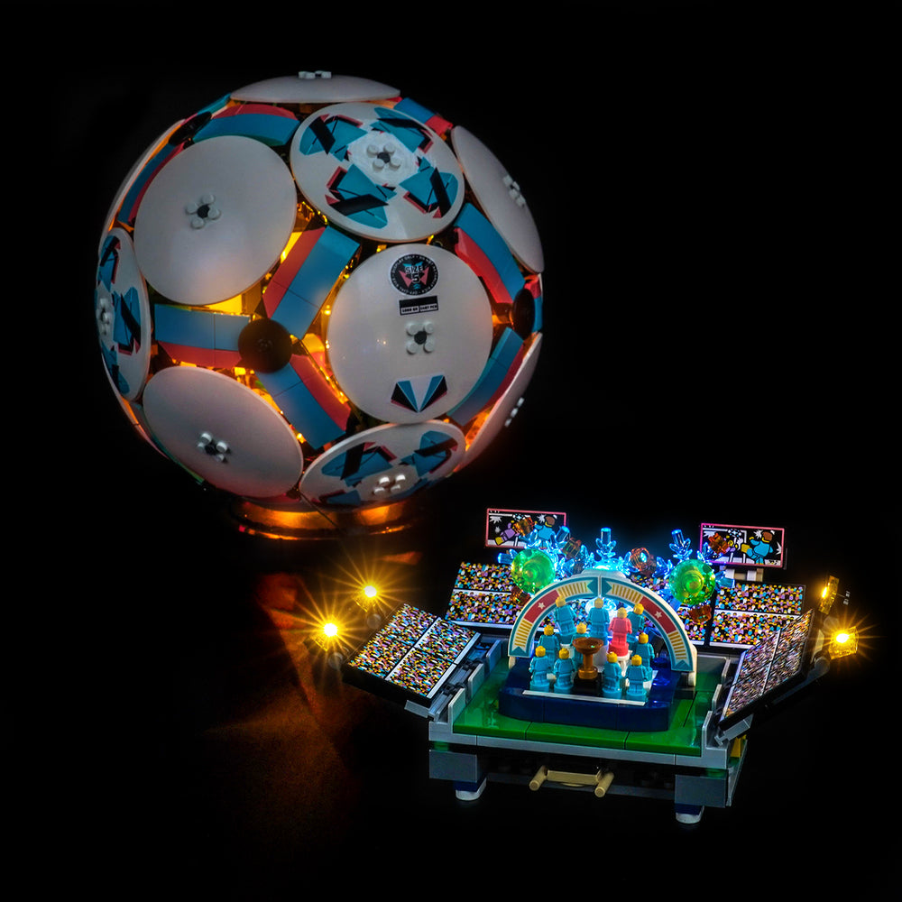 LED Light Kit for LEGO Editions Soccer Ball 43019 | BrickBling