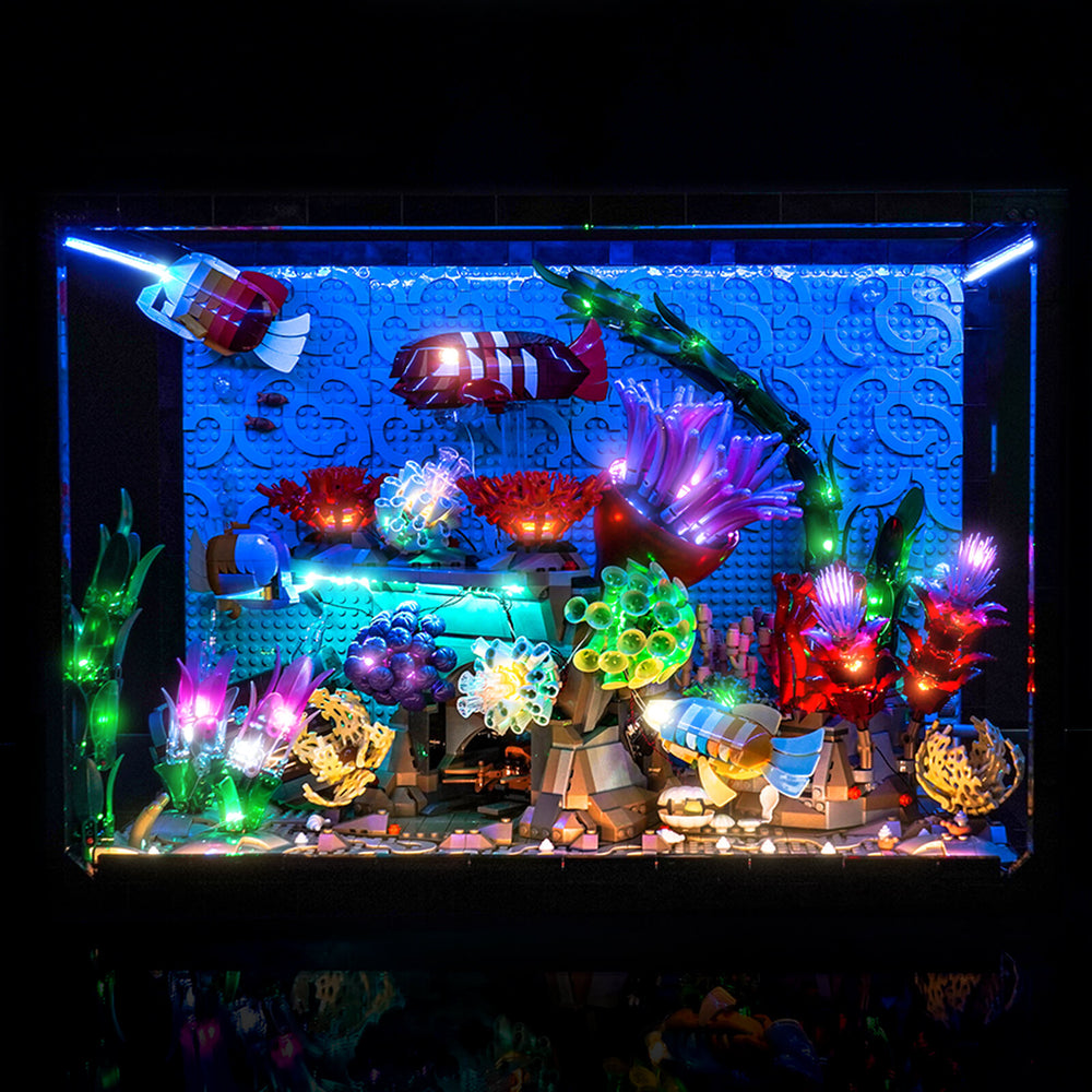 BrickBling Light Kit for LEGO Icons Tropical Aquarium 10366