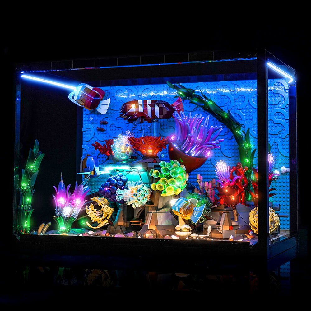 BrickBling Light Kit for LEGO Icons Tropical Aquarium 10366