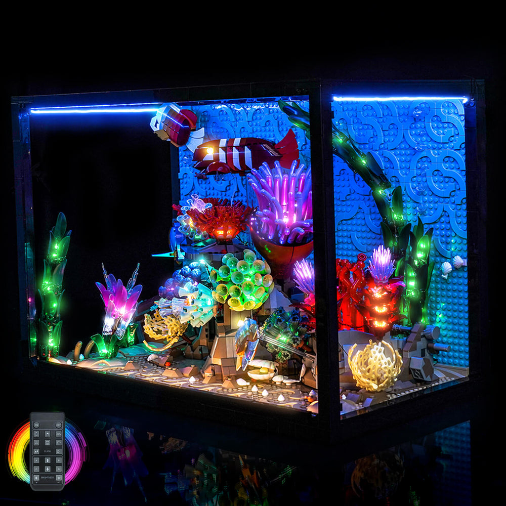 BrickBling Light Kit for LEGO Icons Tropical Aquarium 10366