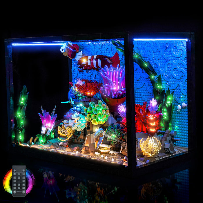 BrickBling Light Kit for LEGO Icons Tropical Aquarium 10366