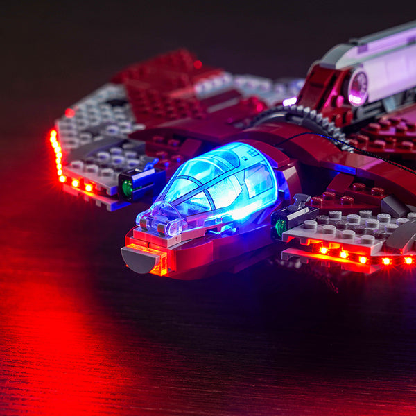 BrickBling Light Kit for LEGO Ahsoka Tano's T-6 Jedi Shuttle 75362