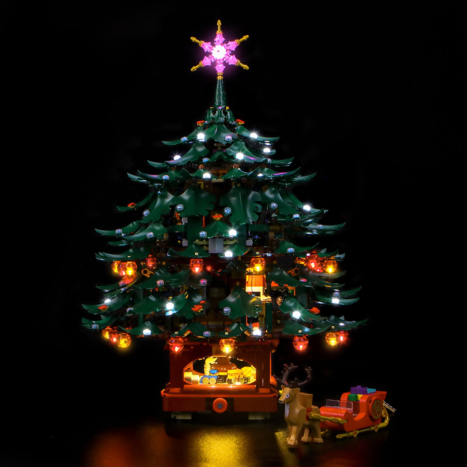 LED Light Kit for LEGO Icons Family Christmas Tree 41843