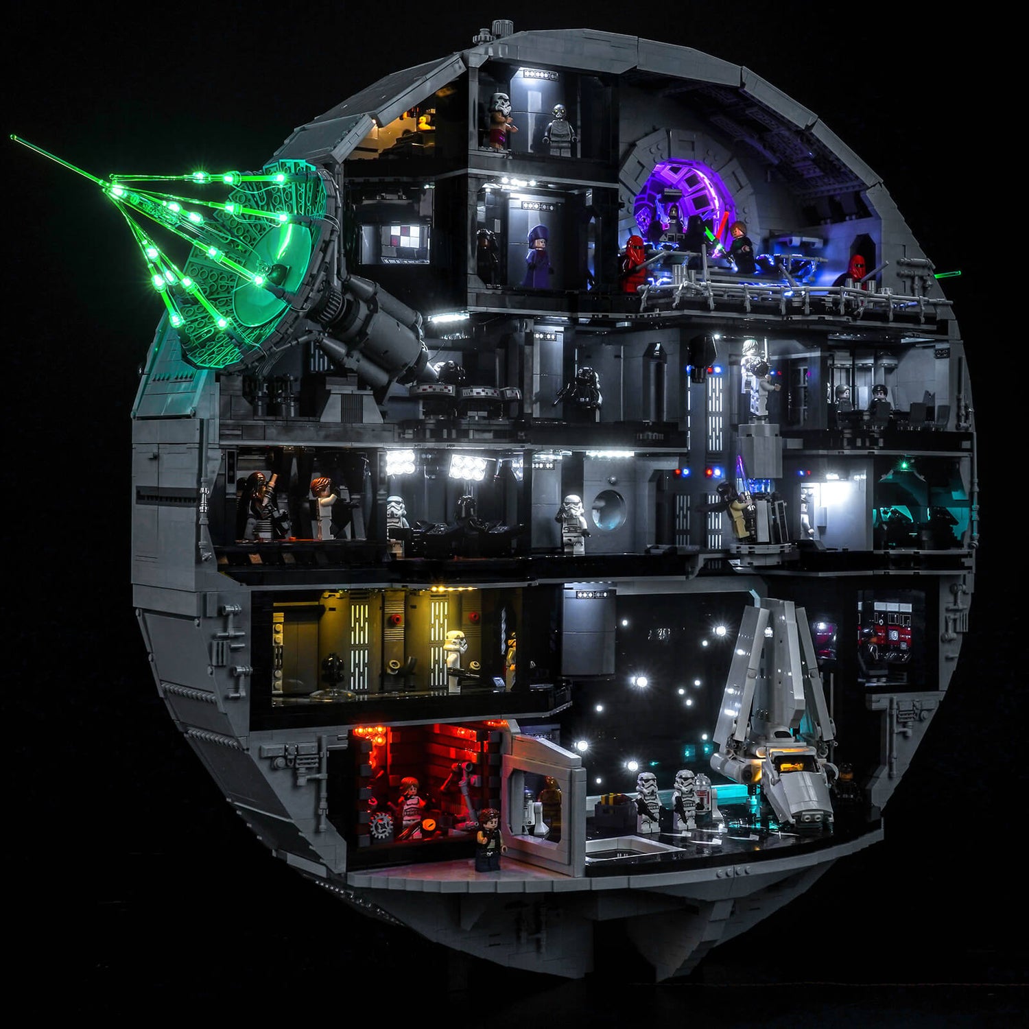 LED Light Kit for LEGO Star Wars Death Star 75419 | BrickBling