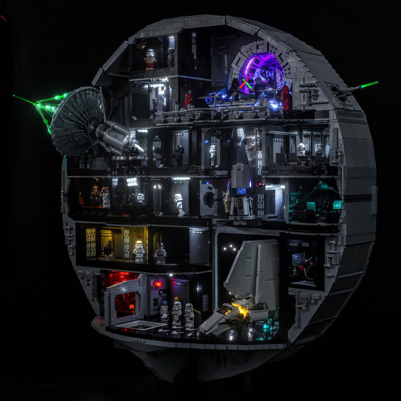 LED Light Kit for LEGO Star Wars Death Star 75419 | BrickBling