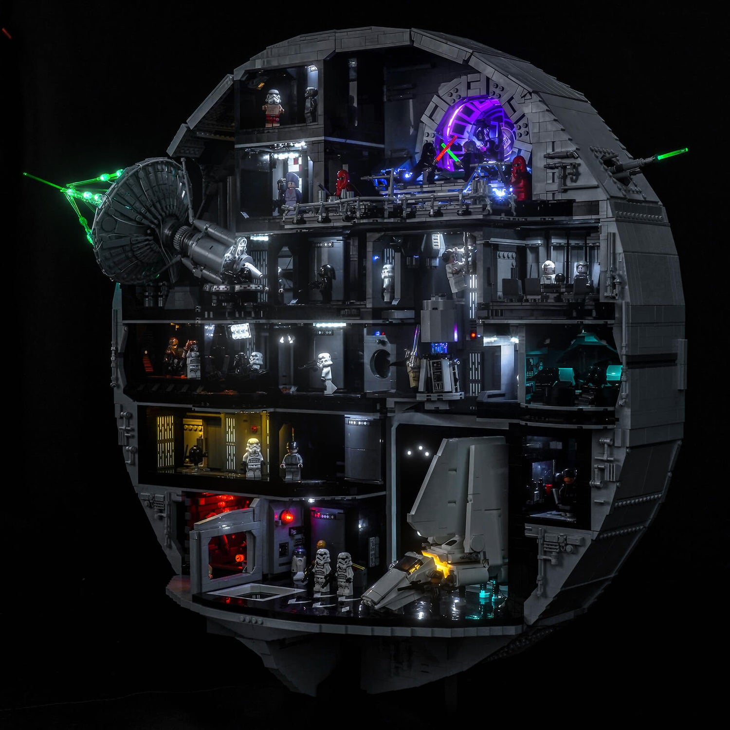 LED Light Kit for LEGO Star Wars Death Star 75419 | BrickBling