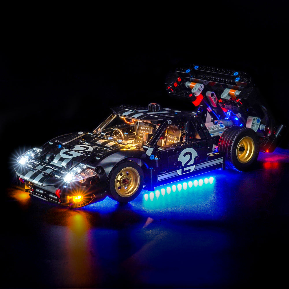LED Light Kit for LEGO Technic 1966 Ford GT40 MKII Race Car 42223