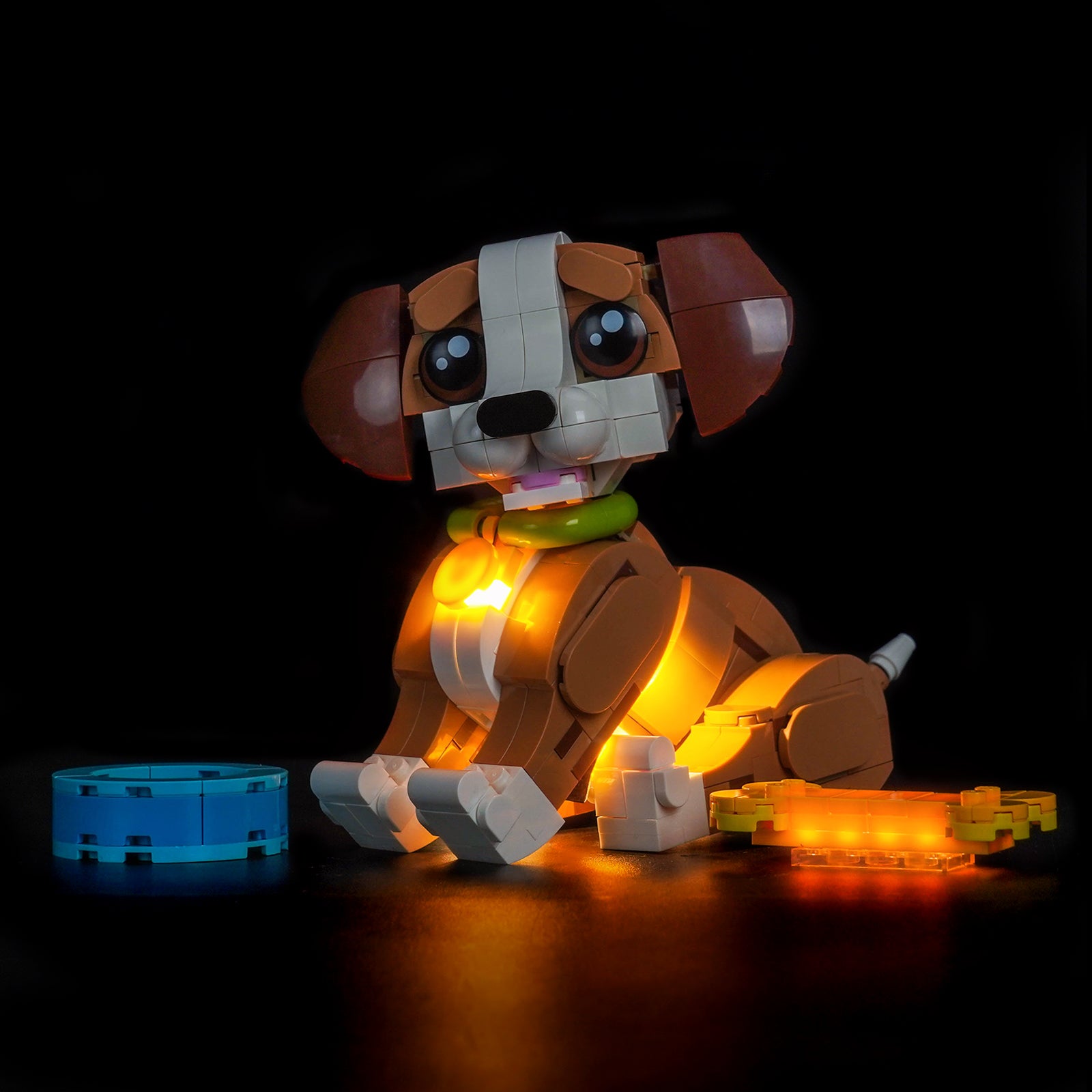 LED Light Kit for LEGO Cute Animals: Playful Puppy Dog 31382
