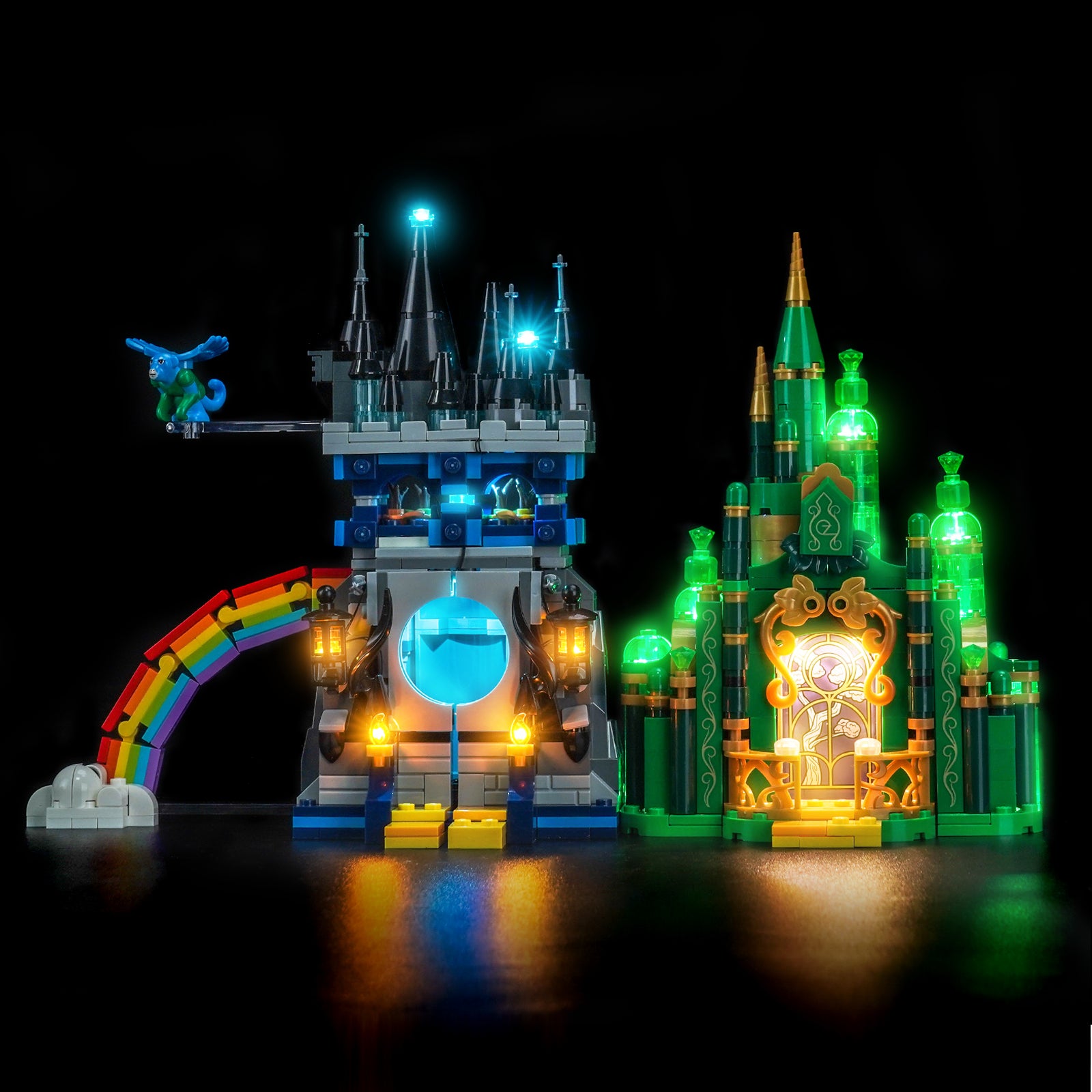 Beleuchtungsset für LEGO Wicked Emerald City & Kiamo Ko Castle 75689