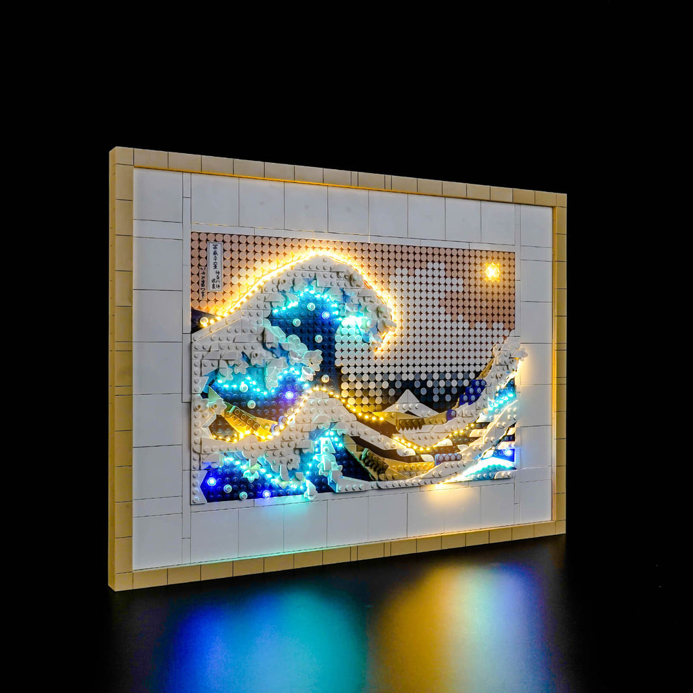 LED Light Kit for LEGO Art Hokusai – The Great Wave 31208