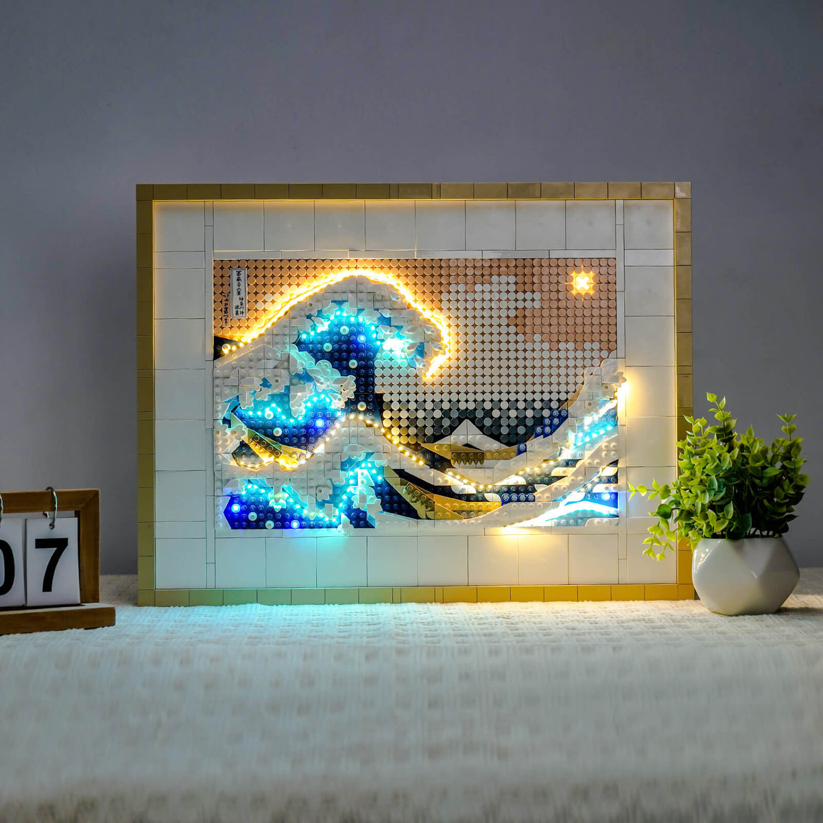 LED Light Kit for LEGO Art Hokusai – The Great Wave 31208