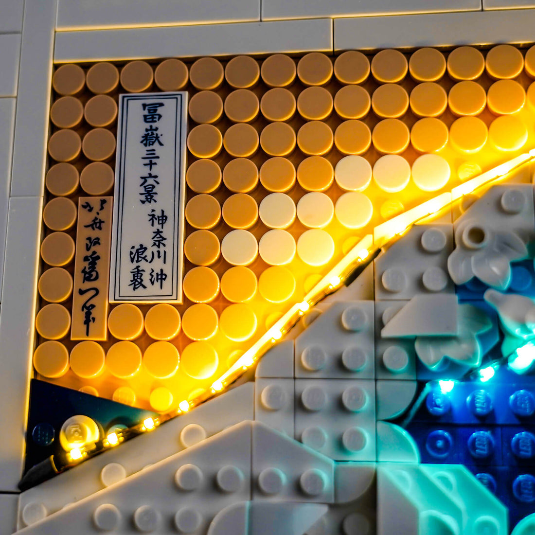 LED Light Kit for LEGO Art Hokusai – The Great Wave 31208
