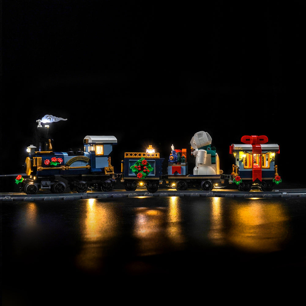 LED Light Kit for LEGO Icons Holiday Express Train 10361
