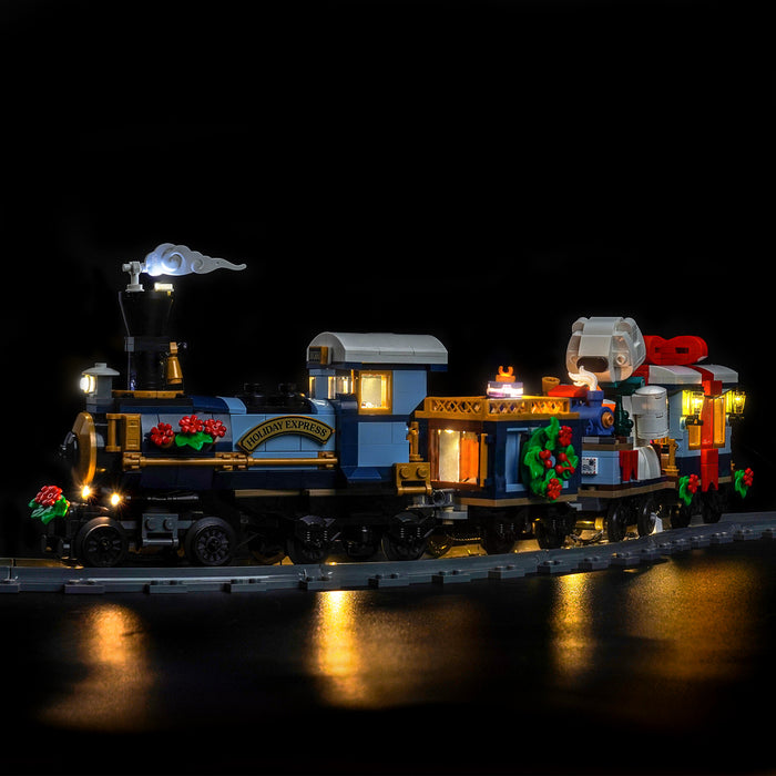 LED Light Kit for LEGO Icons Holiday Express Train 10361