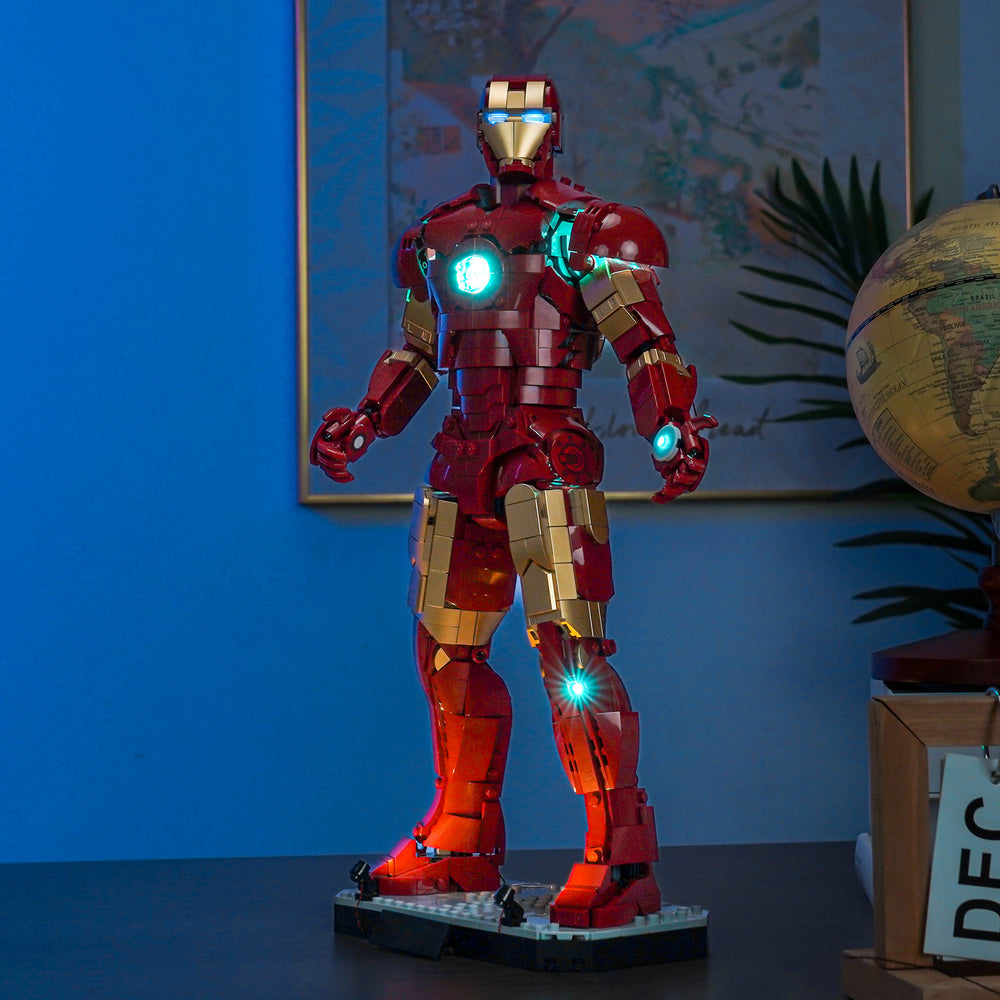 LED Light Kit for LEGO Iron Man Mark 3 Collectors' Edition 76344