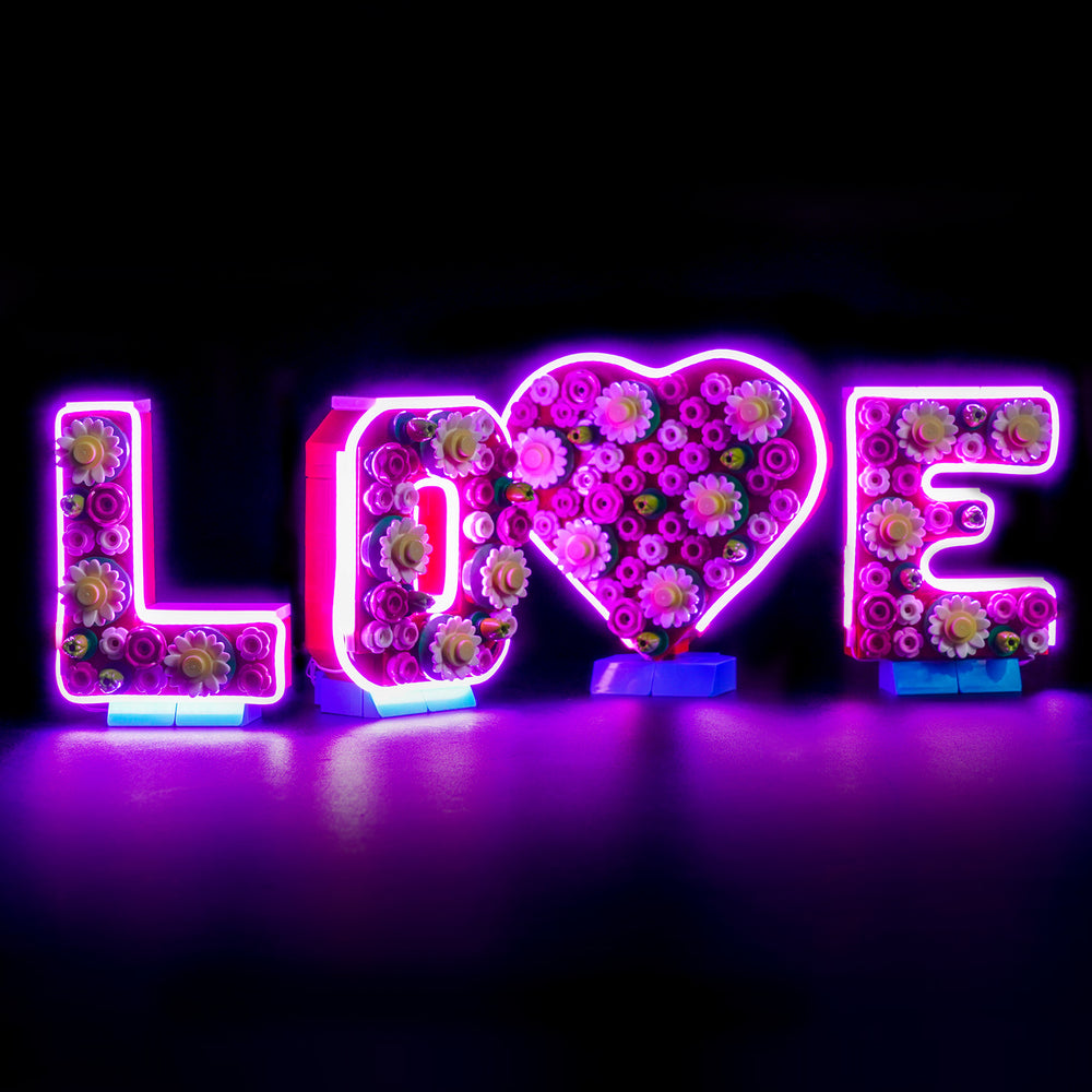 LED Light Kit for LEGO Love Letters 40867