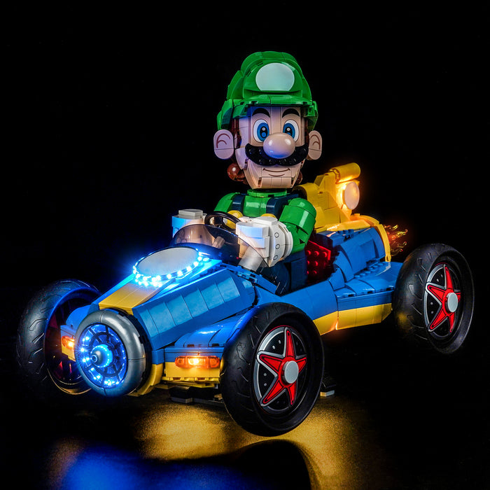 LEGO スーパーマリオ マリオカート™ – ルイージ＆マッハ8 72050 用 LEDライトキット