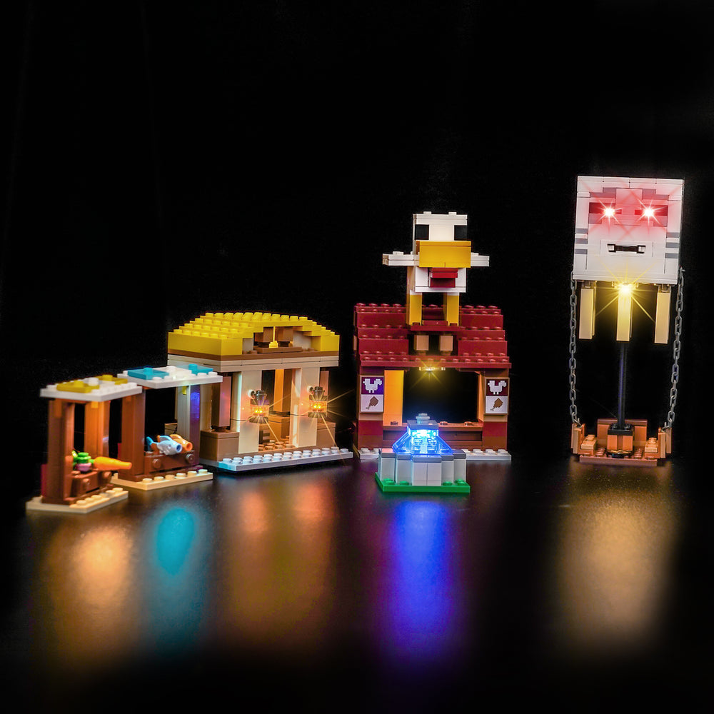 Light Kit for LEGO Minecraft The Ghast Balloon Village Attack 21273