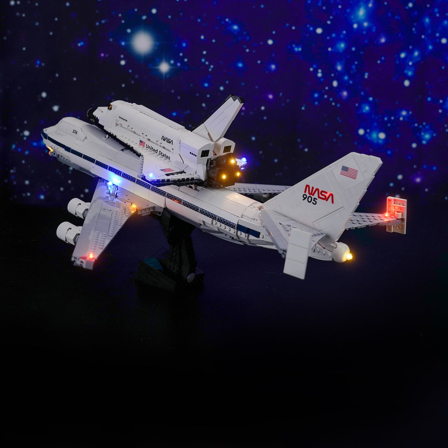 BrickBling Light Kit for LEGO Icons Shuttle Carrier Aircraft 10360