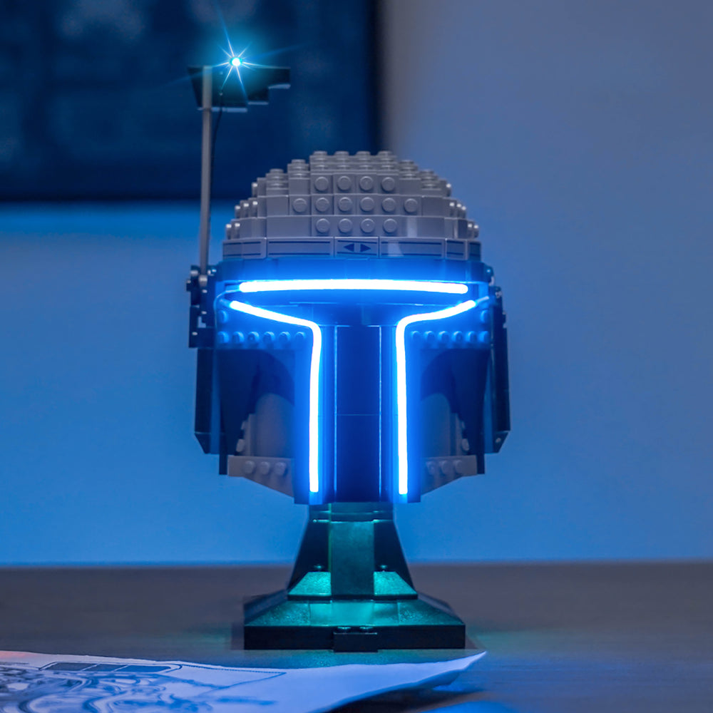 BrickBling Light Kit for LEGO Star Wars Jango Fett™ Helmet 75408