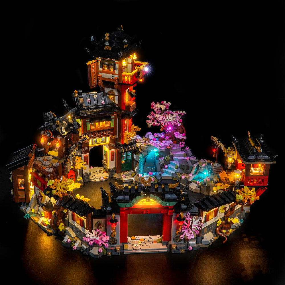 LED Light Kit for LEGO NINJAGO The Old Town 15th Anniversary 71861