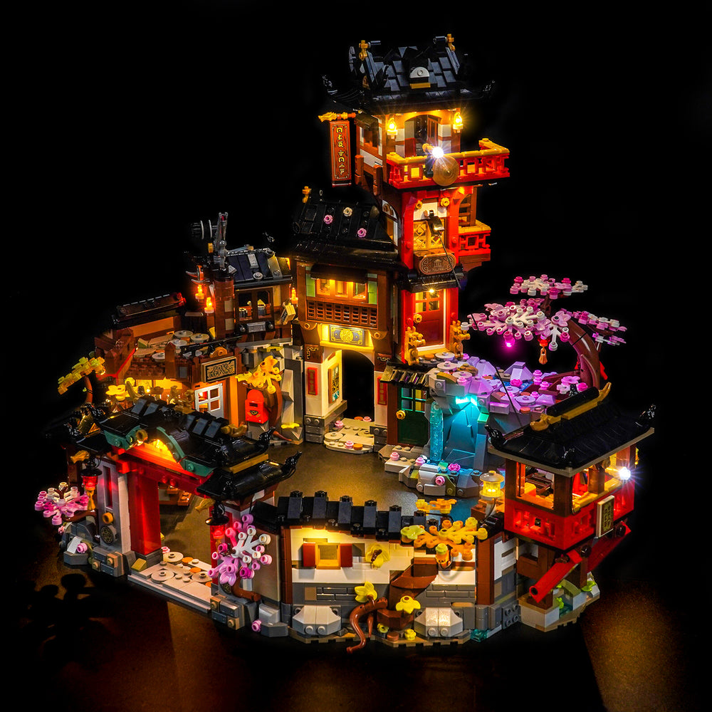 LED Light Kit for LEGO NINJAGO The Old Town 15th Anniversary 71861