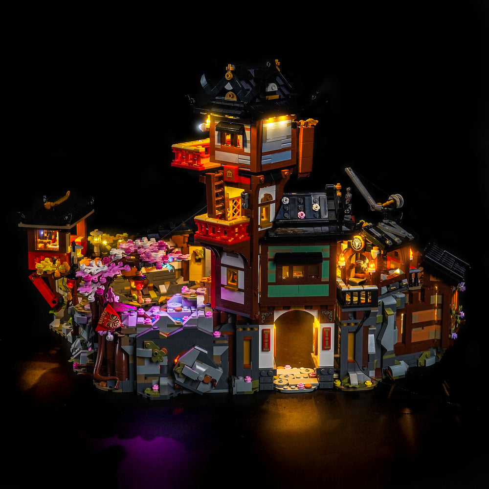 LED Light Kit for LEGO NINJAGO The Old Town 15th Anniversary 71861