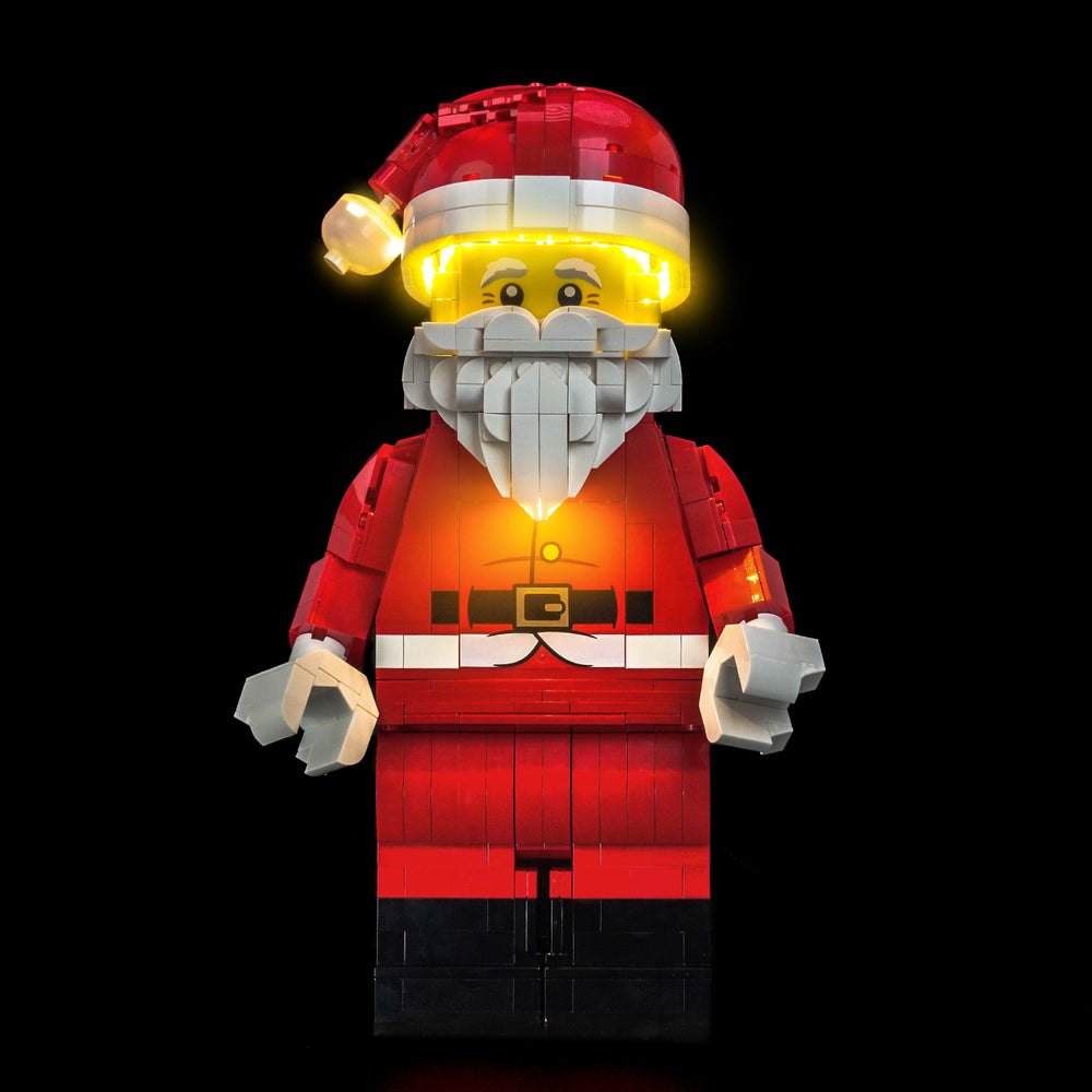 LED Light Kit for LEGO Up-Scaled Santa Minifigure 40820
