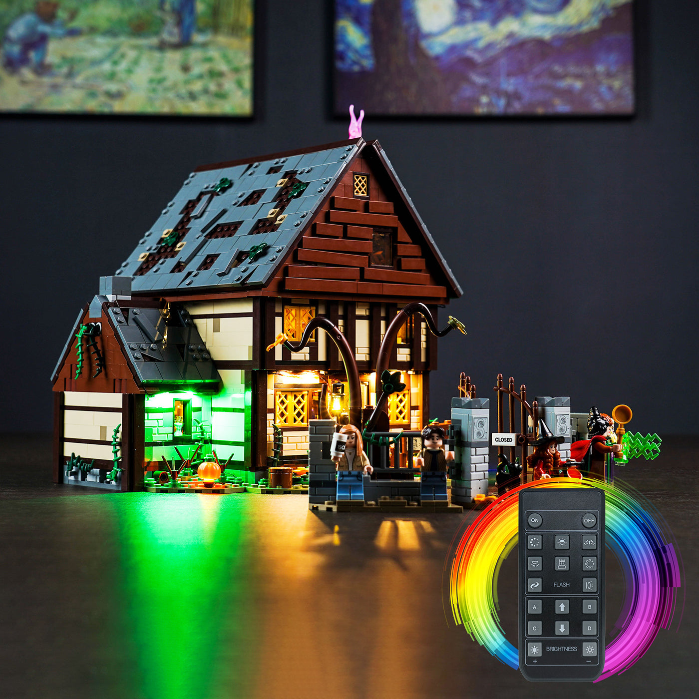 Light Kit for LEGO Hocus Pocus: The Sanderson Sisters' Cottage 21341