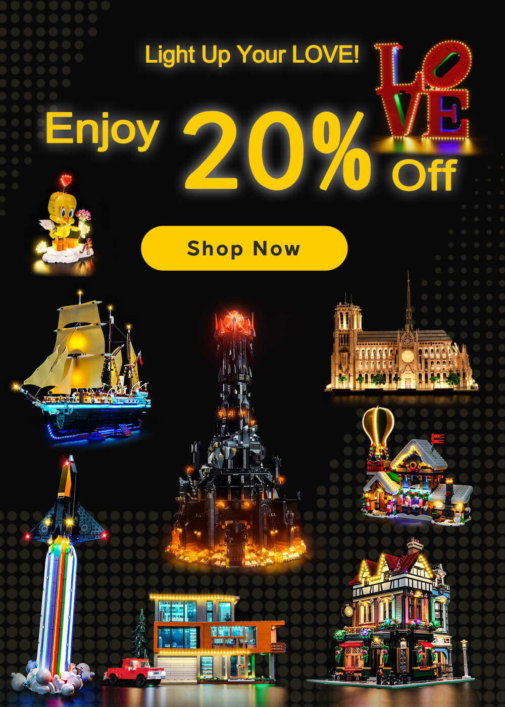 Boutique officielle BrickBling - Lumières et kits d'éclairage LEGO